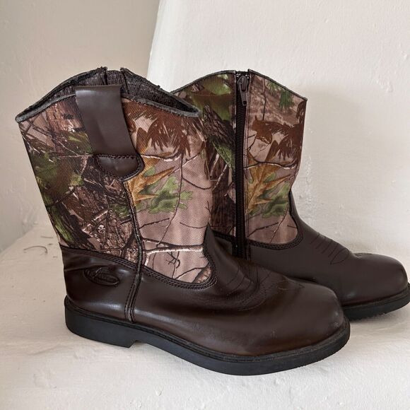 Realtree | Shoes | Realtree Kids Boys Boots Dustin Jr Upper Fabric ...